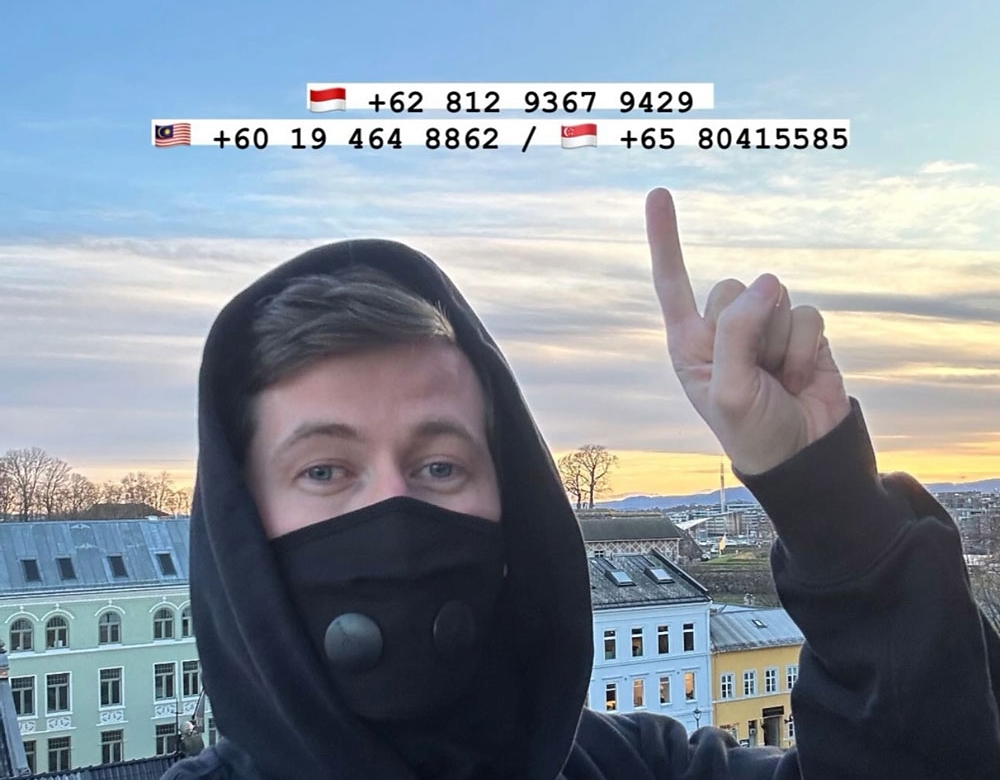 Alan Walker Punya Nomor Telephone WA Indonesia - zetizens.id