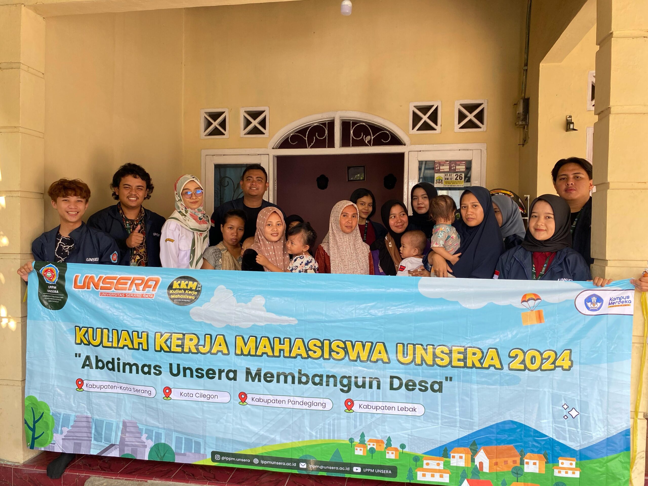 Mahasiswa KKM 19 Universitas Serang Raya Melaksanakan Sosialisasi ...