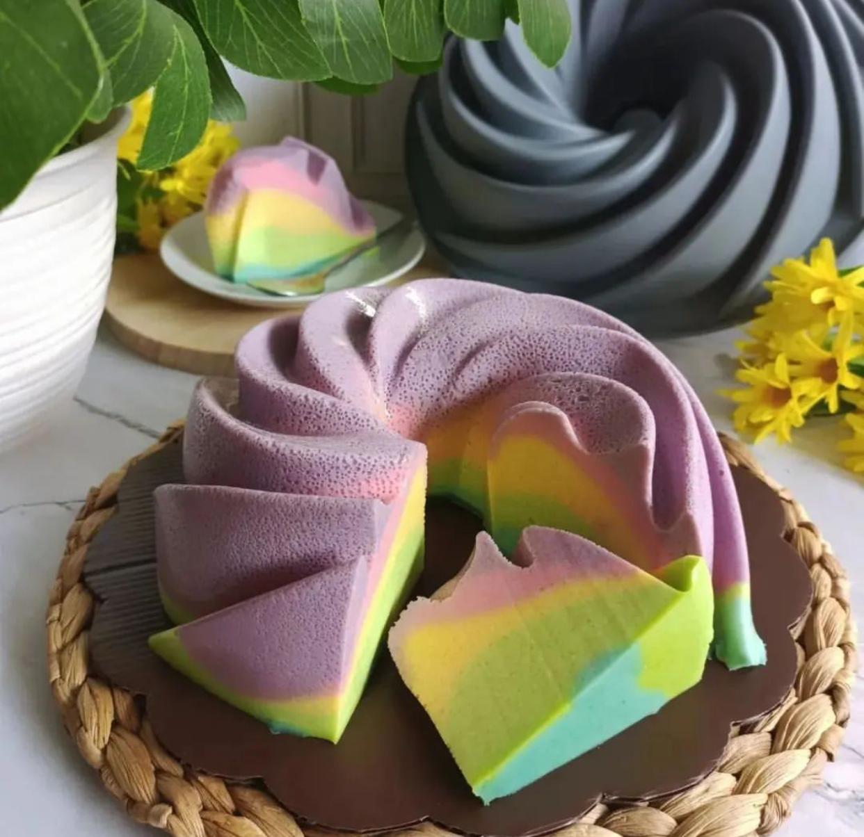 Cara Membuat Puding Roti Rainbow yang Lembut dan Manis dengan Bahan ...