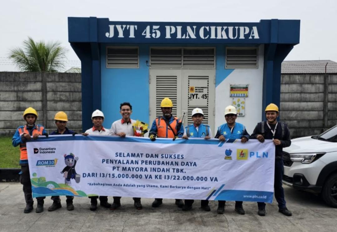 PLN UID Banten Dukung Tambah Daya Listrik PT Mayora Indah Tbk - zetizens.id